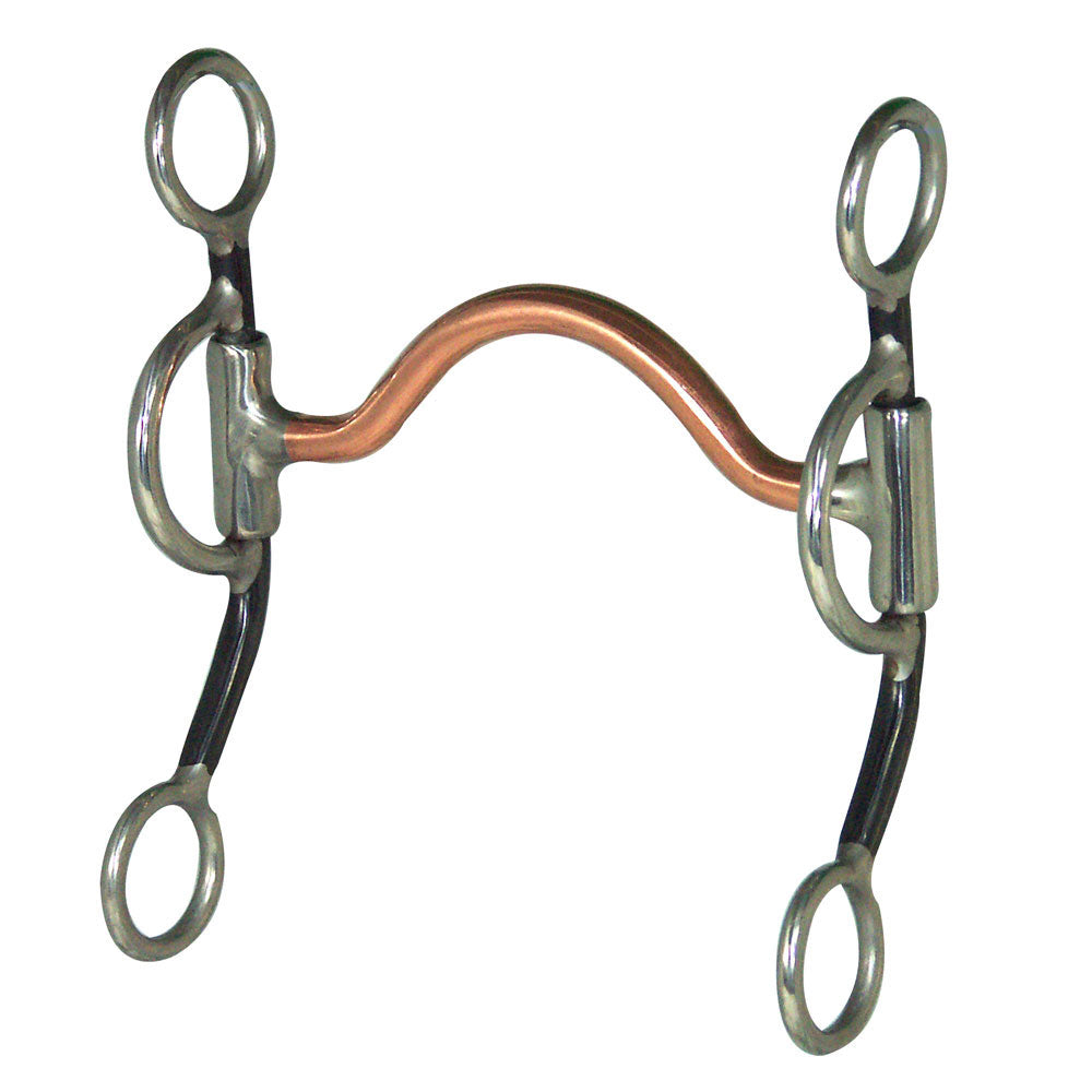 Western Copper Snaffle Bit