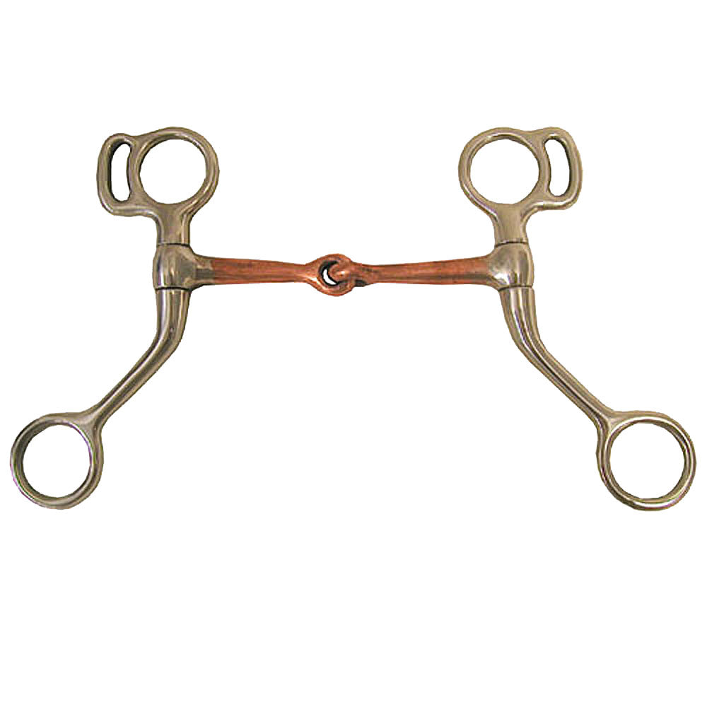 Western Copper Snaffle Bit
