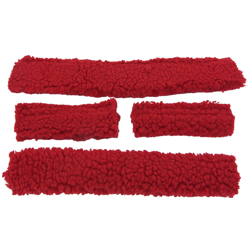 4-Piece Fleece Halter Tube Set